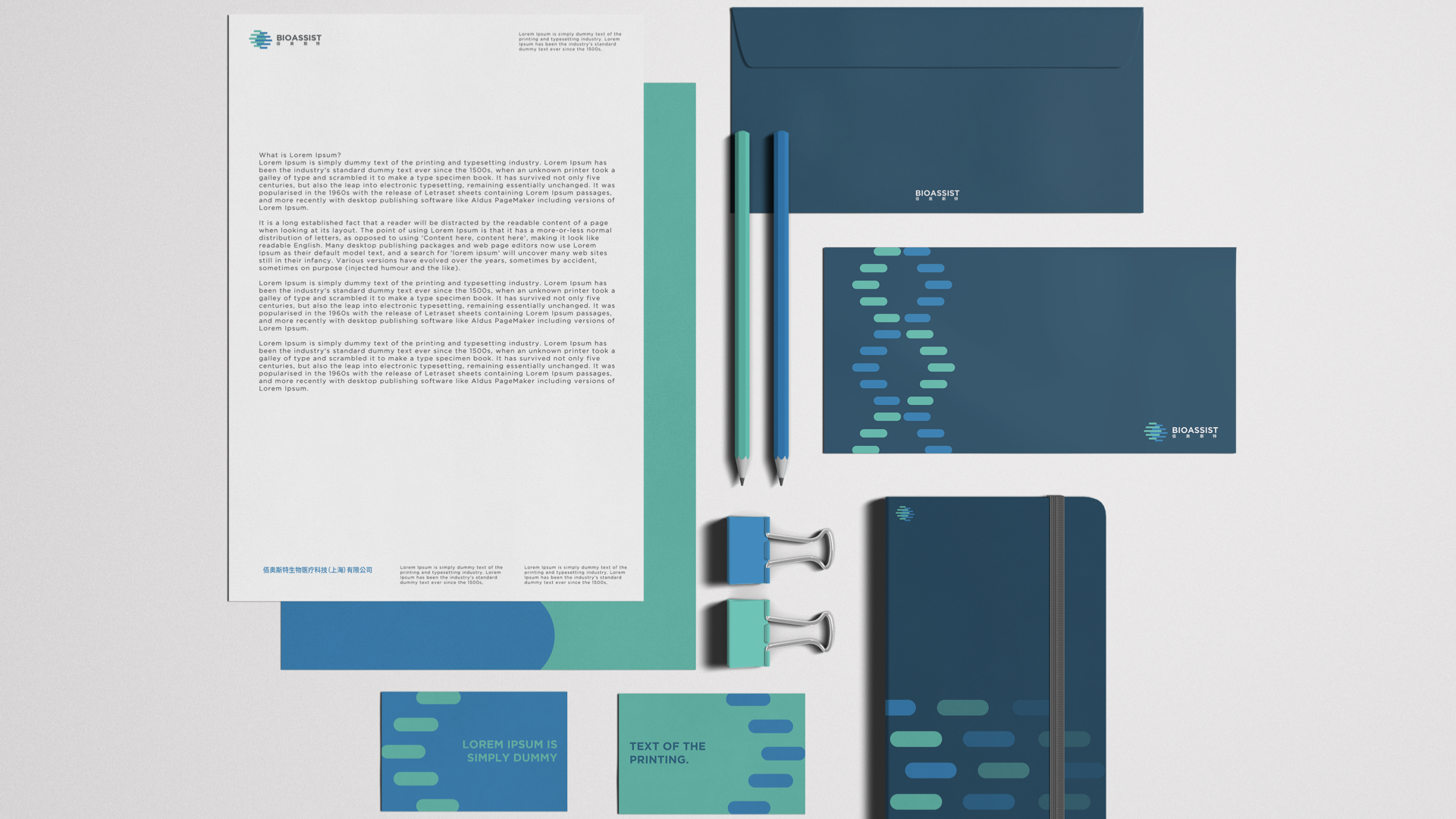 Pharmaceutical vi design company _ medical enterprise brand design ...