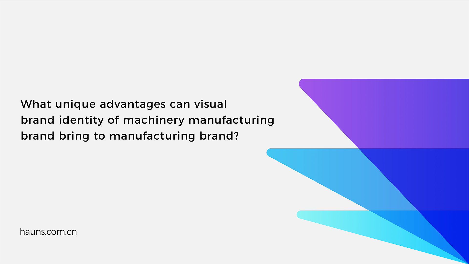 What unique advantages can visual brand identity of machinery ...